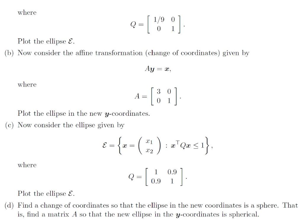 1. Consider the convex unconstrained problem: min: | Chegg.com