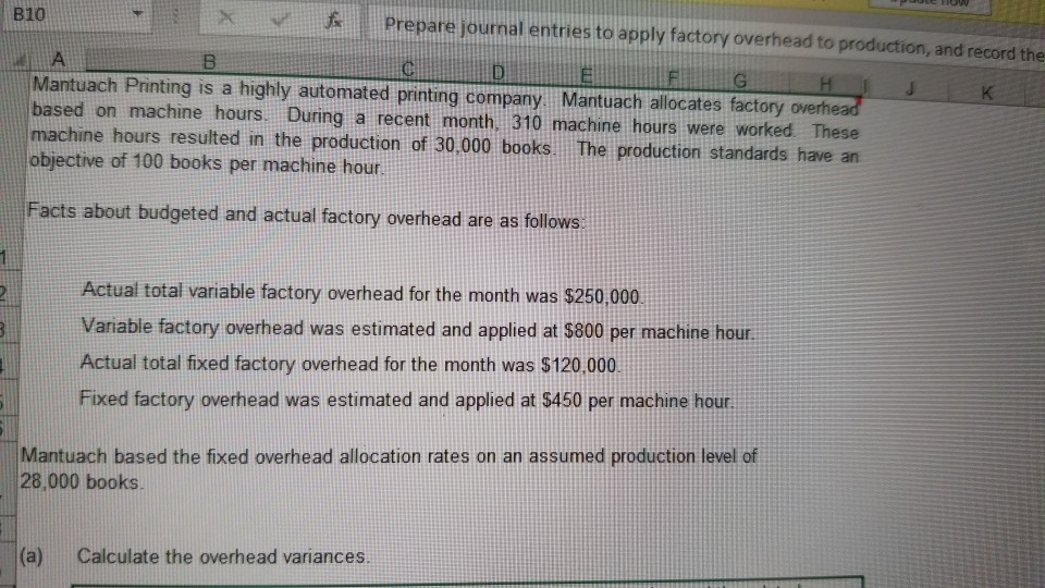 Solved X Prepare journal entries to apply factory overhead | Chegg.com