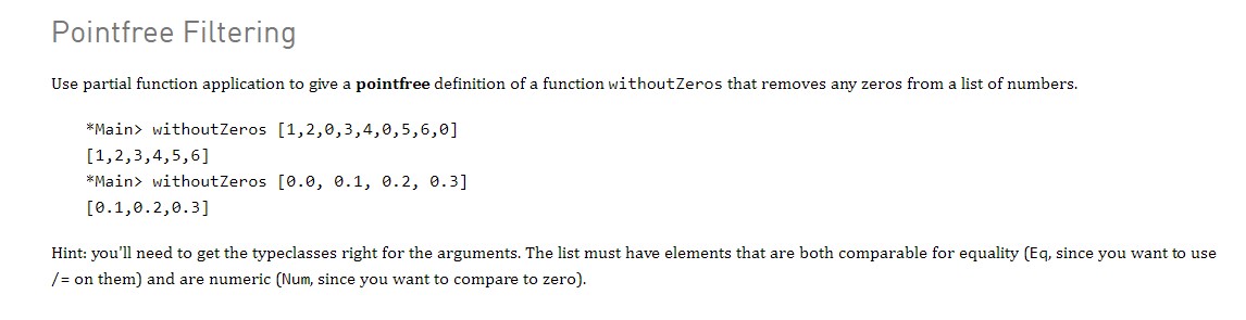 Solved Use Partial Function Application To Give A Pointfree 0677