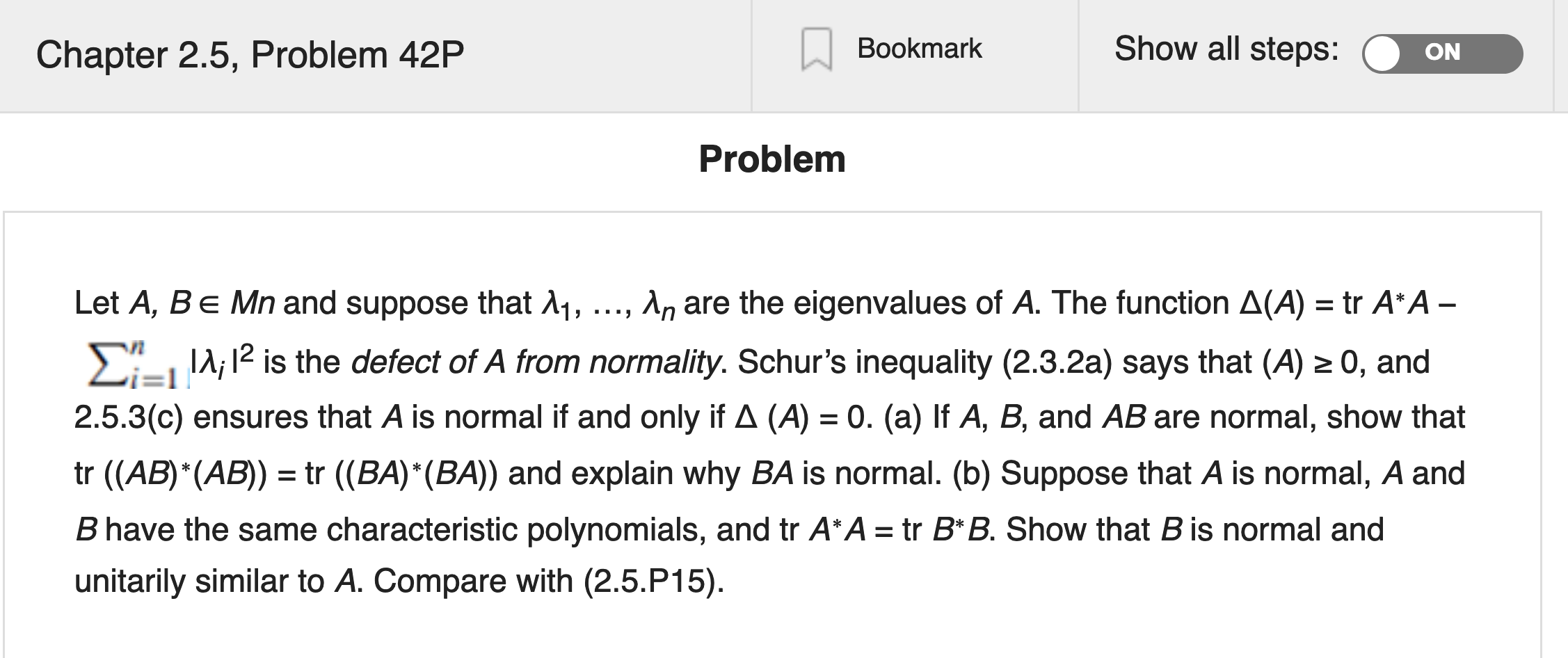 Solved Chapter 2.5, Problem 42P Bookmark Show all steps: ON | Chegg.com
