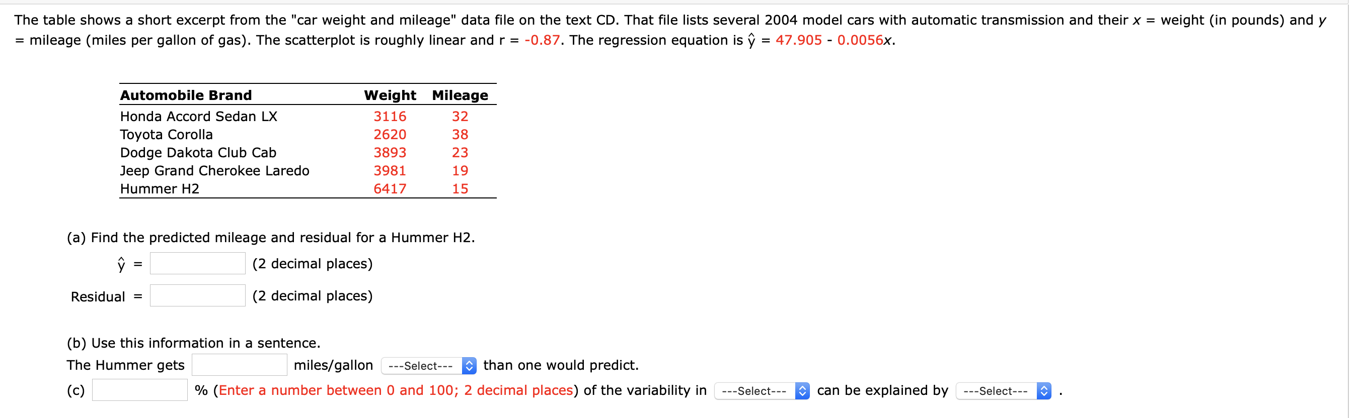Solved **DROP DOWN OPTIONS FOR B: FEWER OR MORE ***DROP DOWN | Chegg.com