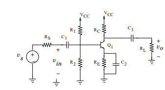 Solved = 1) The transistor, Q. shown in figure 1, is an non | Chegg.com