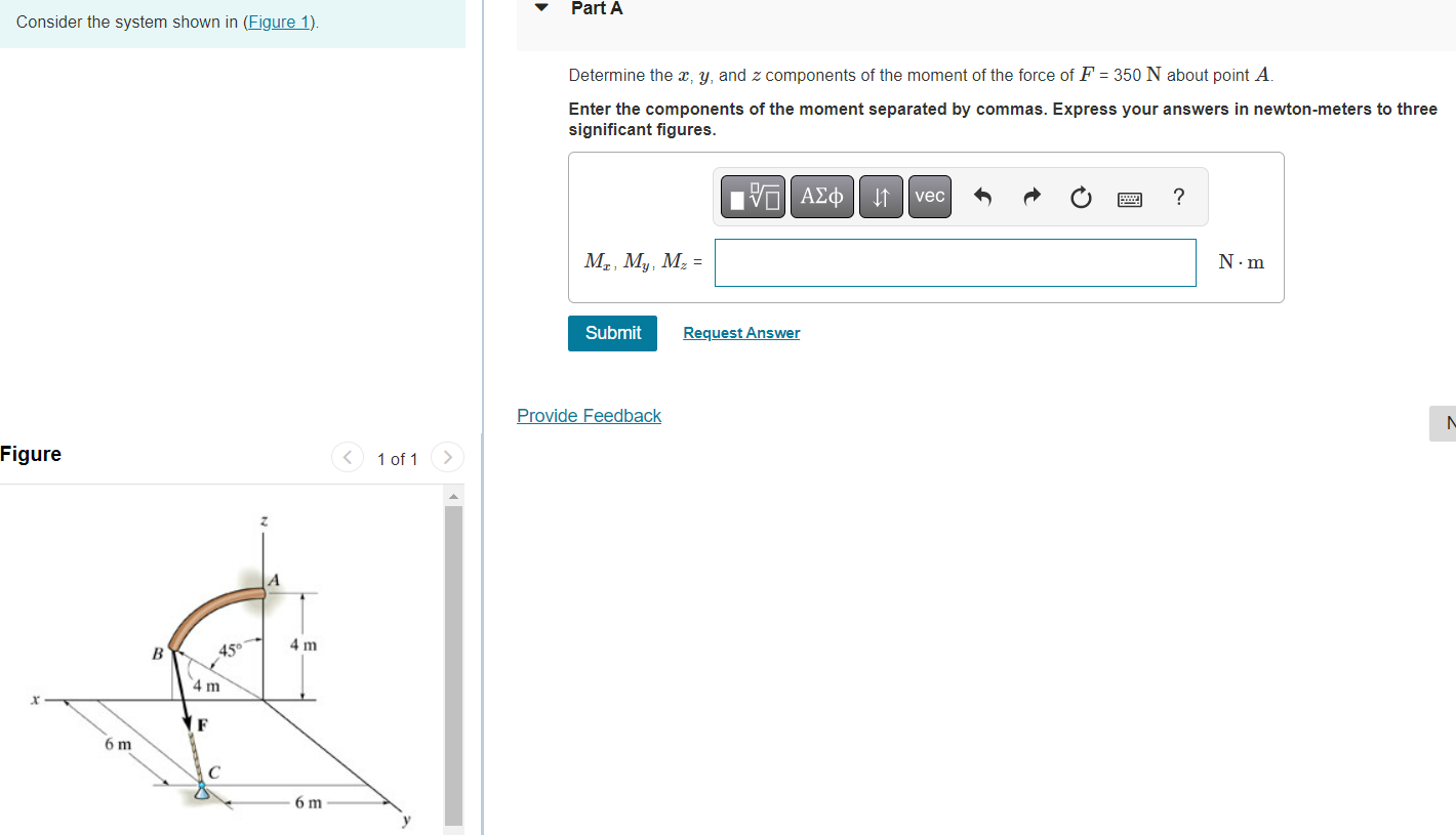 Solved Consider the system shown in (Figure 1). Determine | Chegg.com