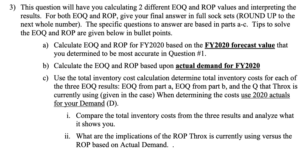 Solved This question will have you calculating 2 different | Chegg.com