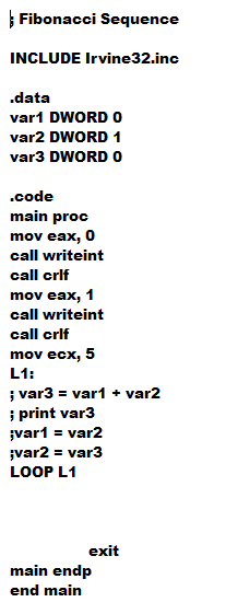 Solved >>>>>ASSEMBLY LANGUAGE x86, Kip Irvine (MASM) ON | Chegg.com