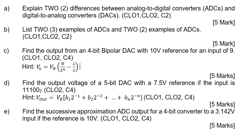 Solved a) Explain TWO (2) differences between | Chegg.com Solved a) Explain TWO (2) differences between | Chegg.com