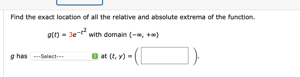 Solved Find the exact location of all the relative and | Chegg.com