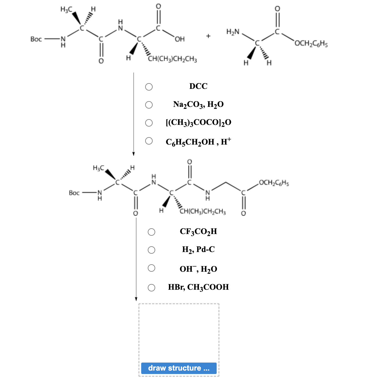 Solved Boc - \\[ { }_{2} \\mathrm{C}_{6} \\mathrm{H}_{5} \\] | Chegg.com