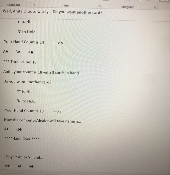 Clipboard Font Paragraph Need more than one java | Chegg.com