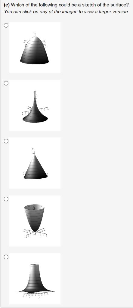 Solved (5 points) Consider the surface in R 3 R3 given by z= | Chegg.com