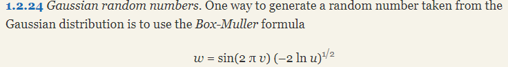 2.1.25 Gaussian random values. Experiment with the | Chegg.com