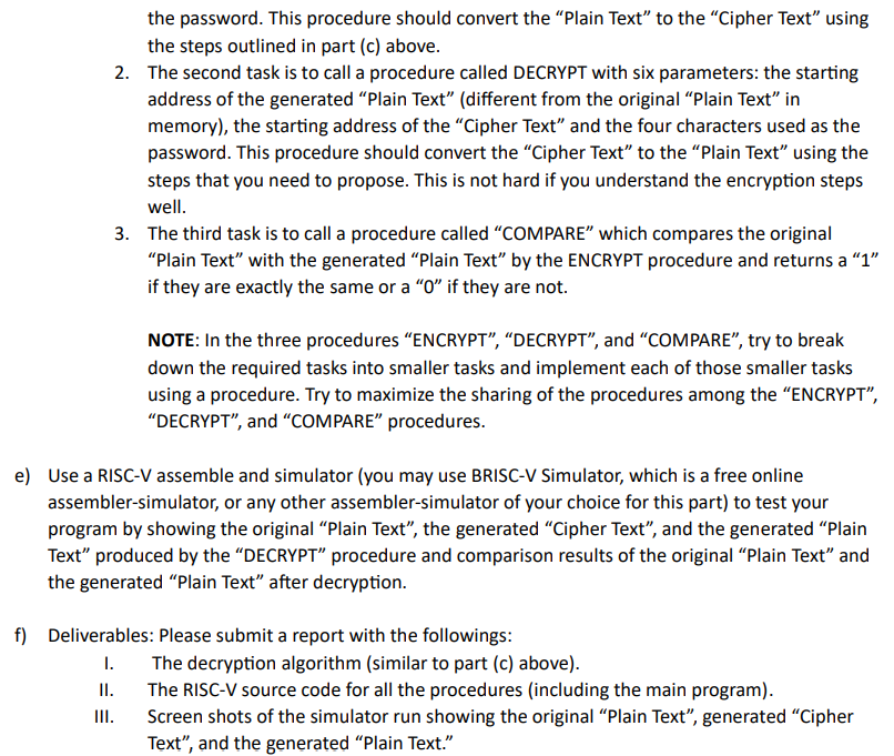 Solved a) It works on text documents only. All characters | Chegg.com