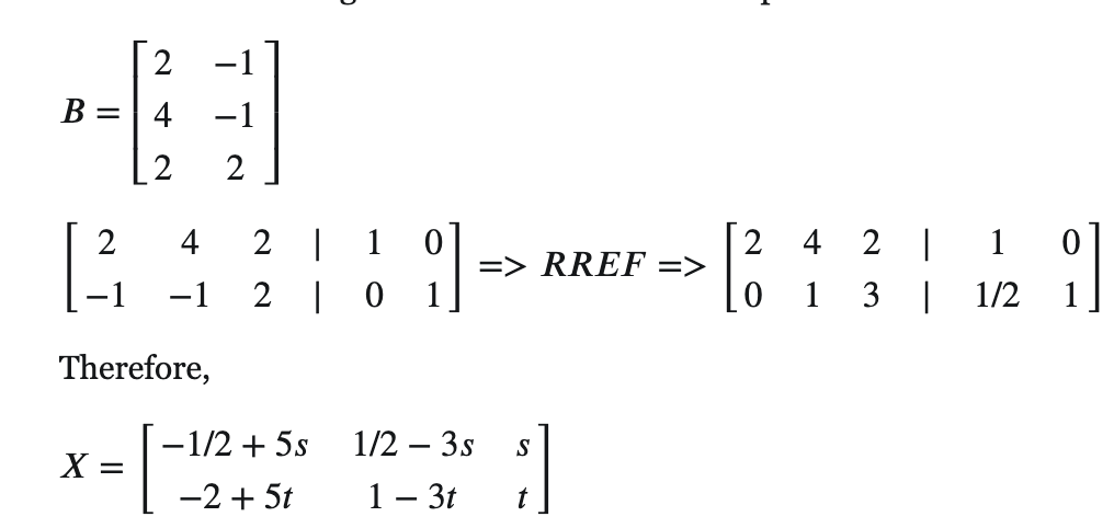 Solved I understand the reduced row echelon part but do not | Chegg.com
