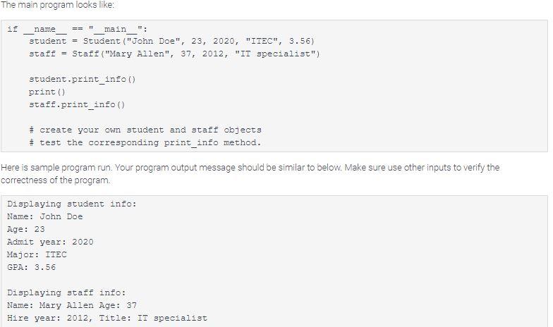 Solved Given the Person class definition below, class | Chegg.com