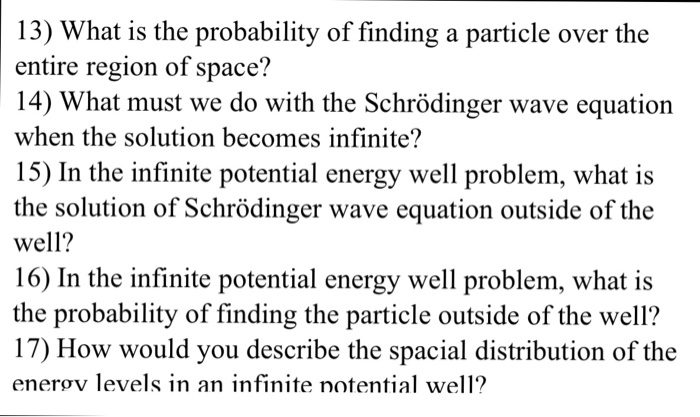 Solved What is the probability of finding a particle over | Chegg.com