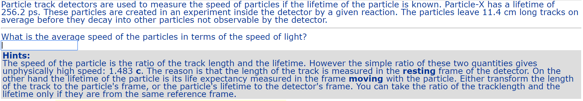 Solved Particle track detectors are used to measure the | Chegg.com