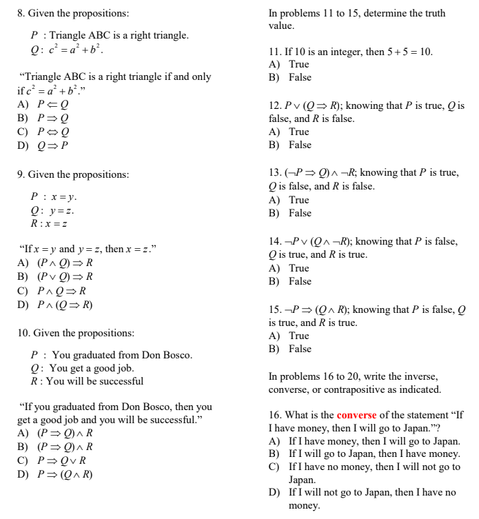 Solved In problems 1 to 5, classify the following as ST - | Chegg.com
