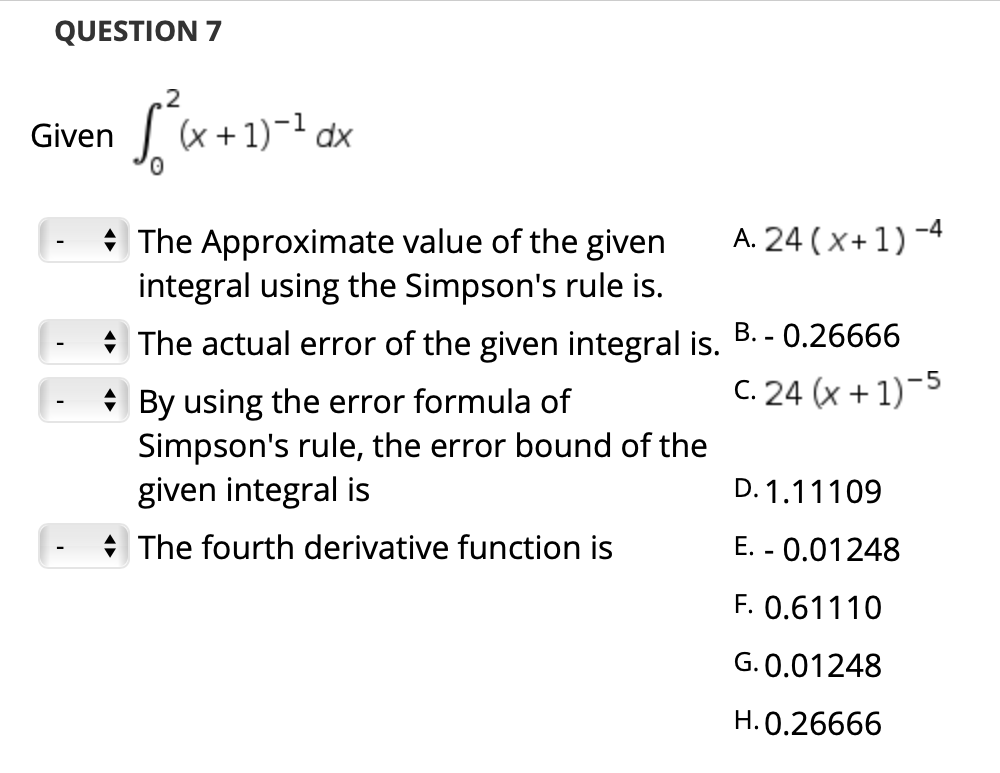 Solved Q1: Approximate the following integral using Gaussian | Chegg.com