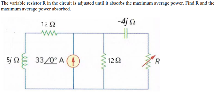 [Solved]: The variable resistor R in the circuit is adjusted