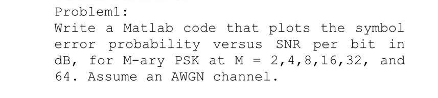 Solved Probleml: Write a Matlab code that plots the symbol | Chegg.com