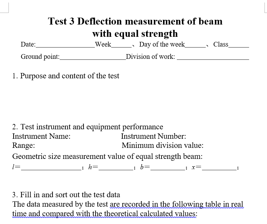 Purpose and content of the testTest instrument and | Chegg.com