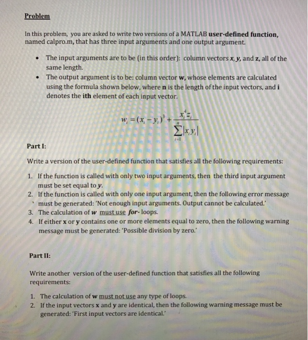 Solved Problem In This Problem You Are Asked To Write Tw