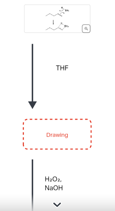 Solved THFDrawingH2O2,NaOH | Chegg.com