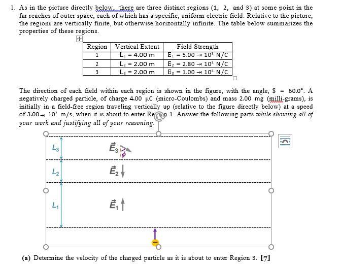Solved 1. As in the picture directly below there are three | Chegg.com