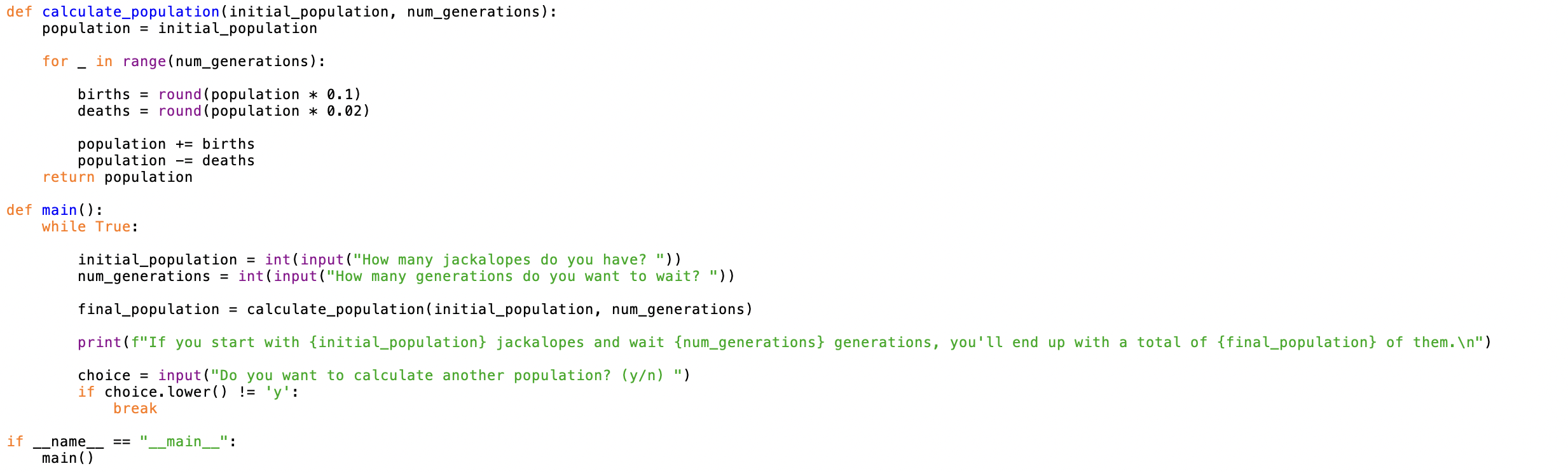 Solved rewite python code using while loop and if else | Chegg.com