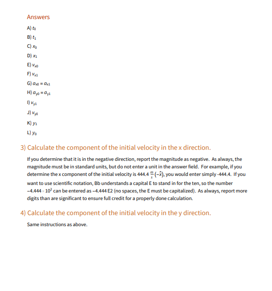 Solved L02.08 Two-dimensional Kinematics Lab This lab is | Chegg.com