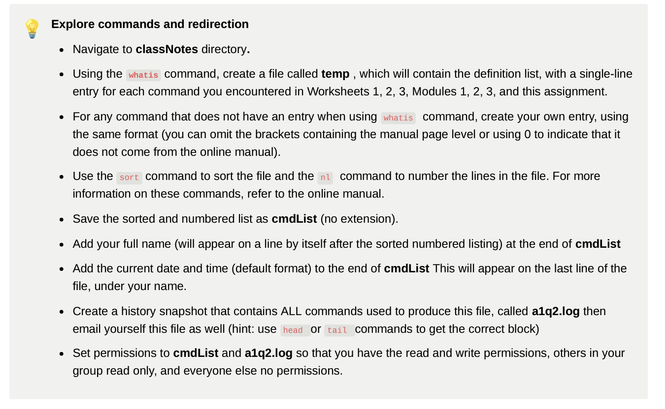 Solved 1 Create and navigate directory tree • Create the | Chegg.com