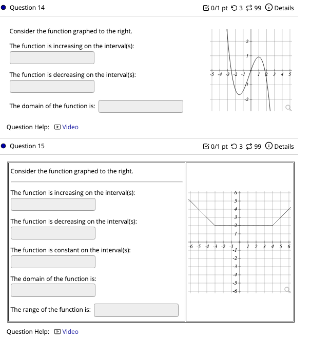 Solved The graph of y=g(x) is given below. Answer each of | Chegg.com