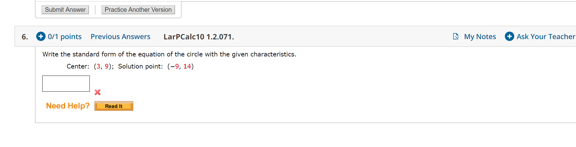 Solved Submit Answer Practice Another Version 6. + 0/1 | Chegg.com