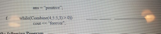 Solved 5 Assume The Declarations Void Combine String