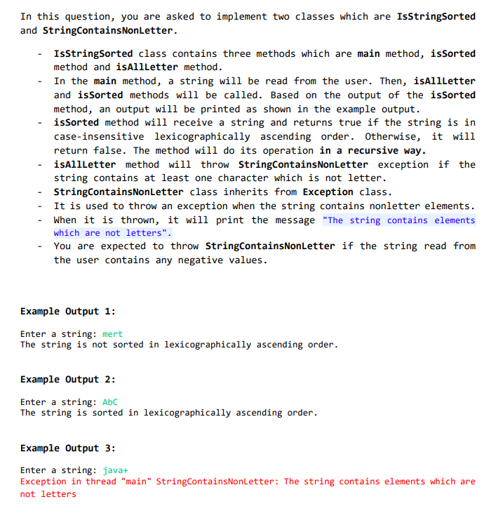 Solved In this question, you are asked to implement two | Chegg.com