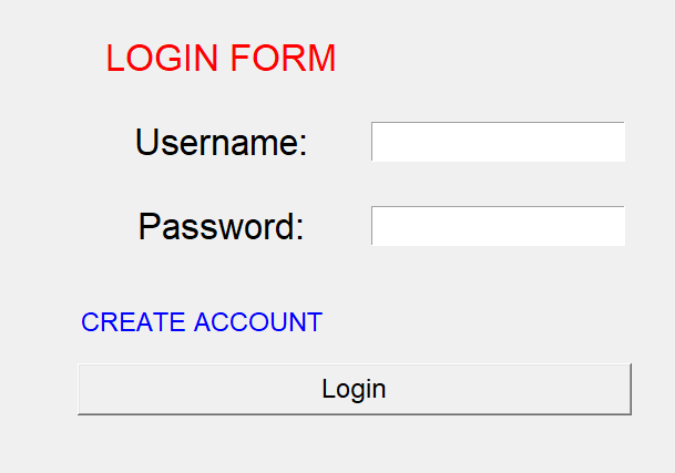 Solved Create a Python program that: Displays a GUI | Chegg.com