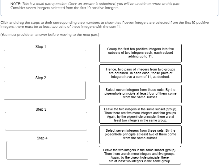 Click and drag the steps to their corresponding step | Chegg.com