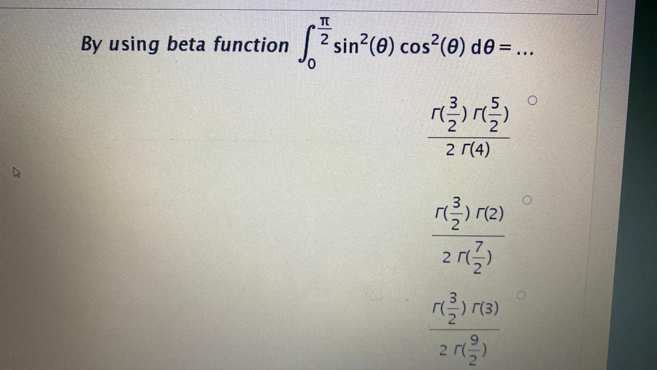 Solved Mathematical Methods Mathematical Methods | Chegg.com