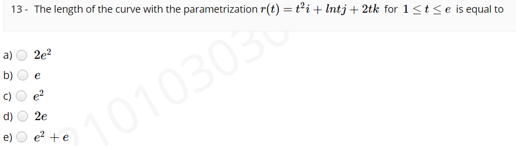 Solved 13 - The length of the curve with the parametrization | Chegg.com