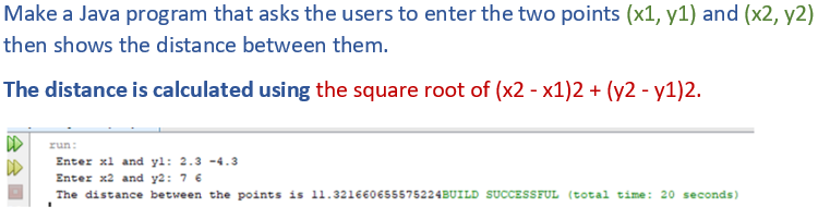 Solved Make a Java program that asks the users to enter the | Chegg.com