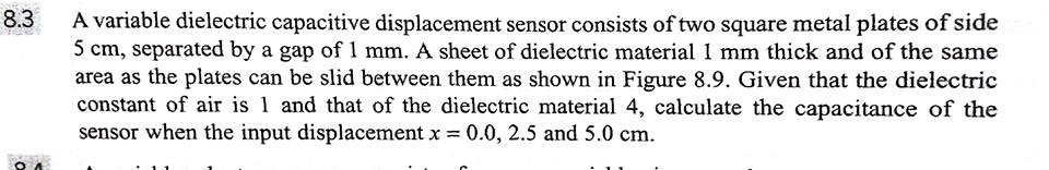 83 A Variable Dielectric Capacitive Displacement