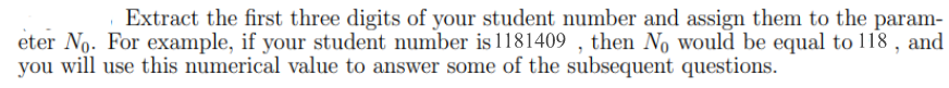 Solved Extract the first three digits of your student number | Chegg.com
