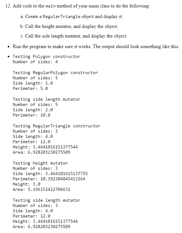 Solved Learning Outcomes Design a class hierarchy using | Chegg.com