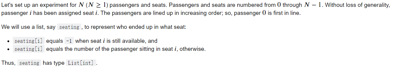 Solved Seat the next passenger Define function seat_next | Chegg.com