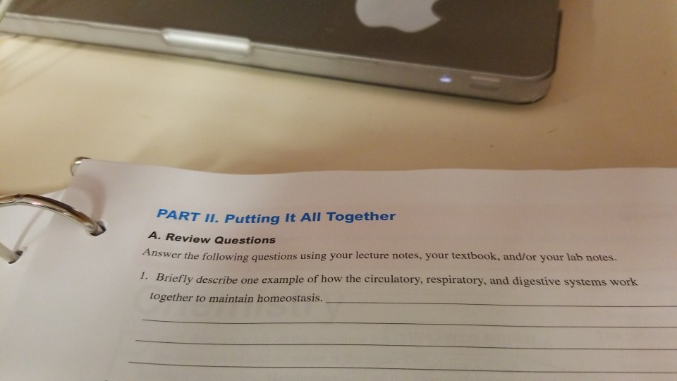 Solved PART II. Putting It All Together A. Review Questions | Chegg.com Solved PART II. Putting It All Together A. Review Questions | Chegg.com