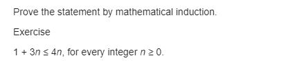 Solved Prove the statement by mathematical induction | Chegg.com