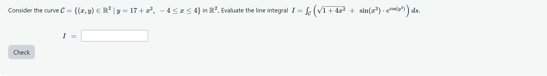 Solved Consider the curve | Chegg.com
