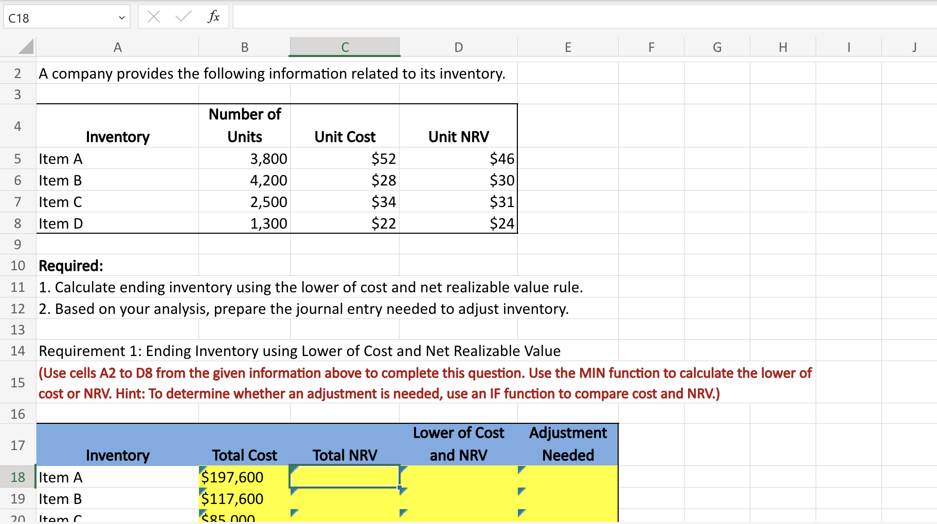 Solved A company provides the following information related | Chegg.com