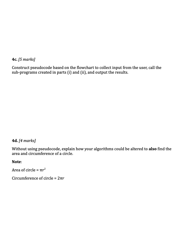 Solved 1a. [2 marks] A teacher would like a simple program | Chegg.com