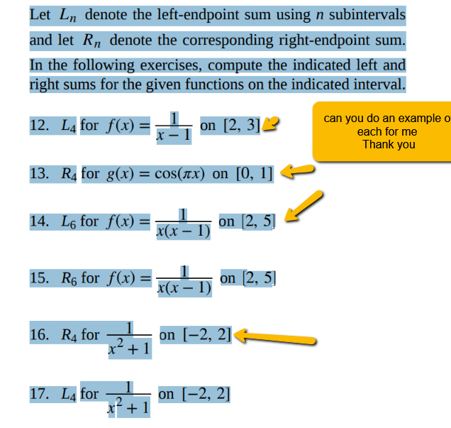 Solved Let Ln denote the left-endpoint sum using n | Chegg.com
